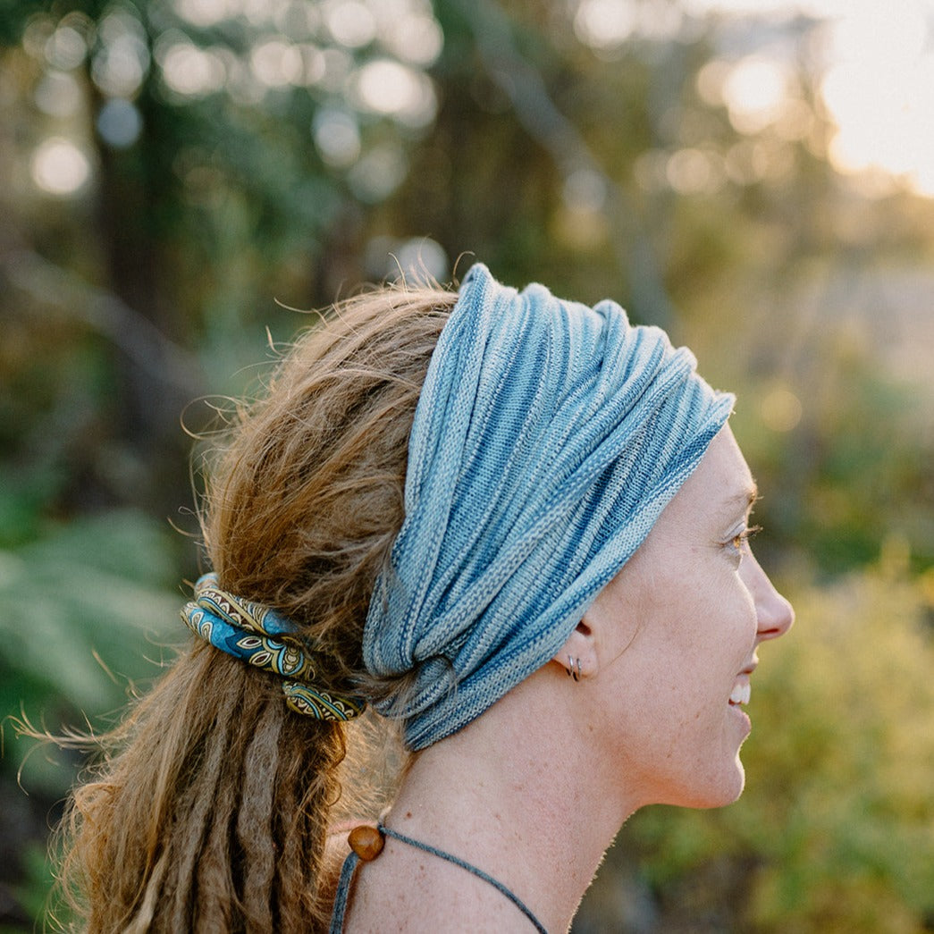 Double Loop Cotton Dread Wrap Headband (25 Colours) – Mountain Dreads