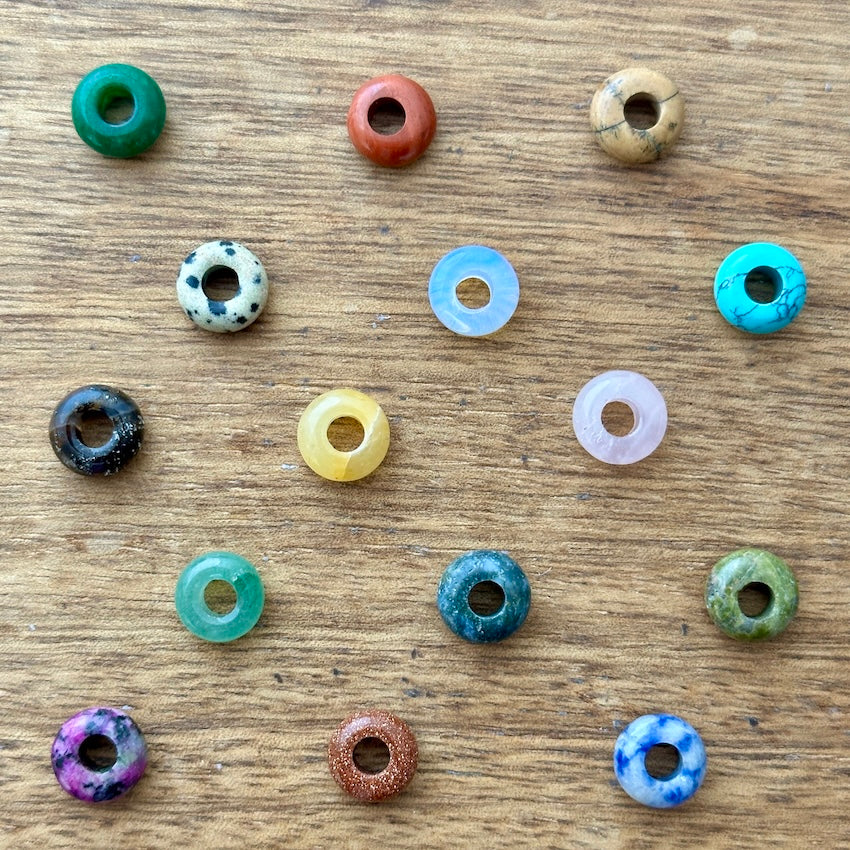 Gemstone Dreadlock Beads | Set Of 12 | Mountain Dreads