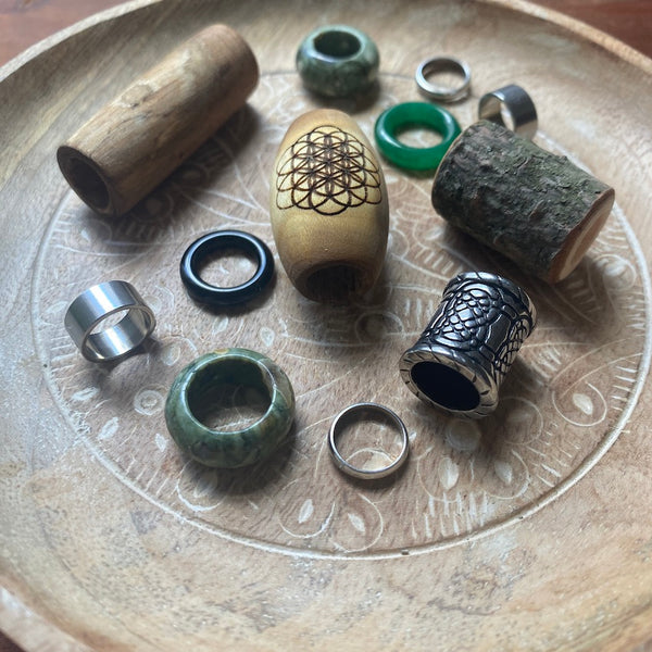 Large Dreadlock Beads | Set Of 12 – Mountain Dreads