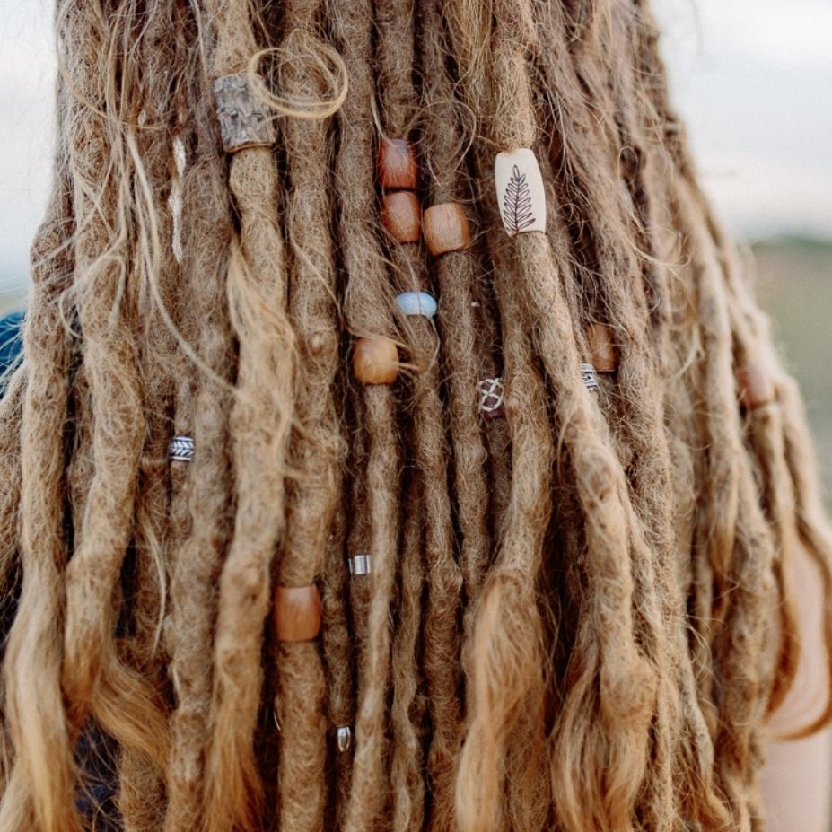 Large Wooden Dreadlock Beads – Mountain Dreads